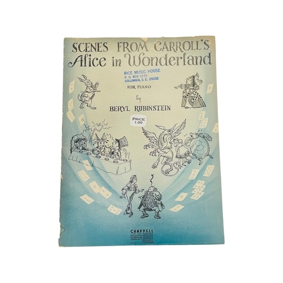 Other | Scenes From Carrolls Alice In Wonderland Piano Sheet Music ...